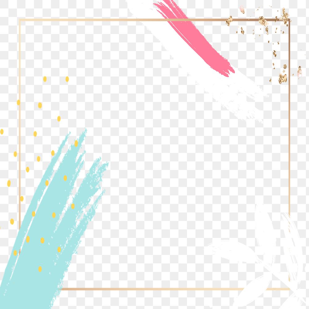 Frame PNG gold and pink | Premium PNG - rawpixel
