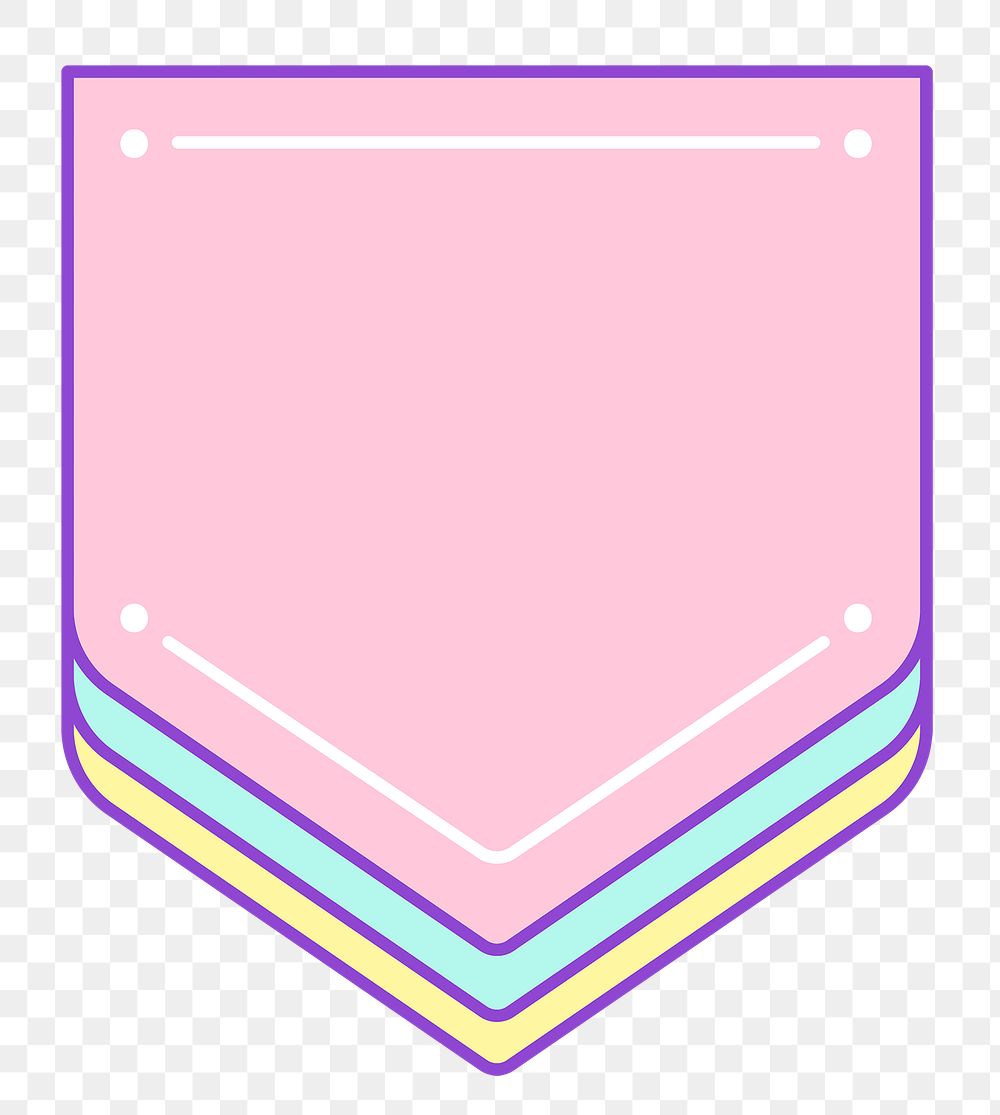 Png pink pennant banner badge | Premium PNG Sticker - rawpixel