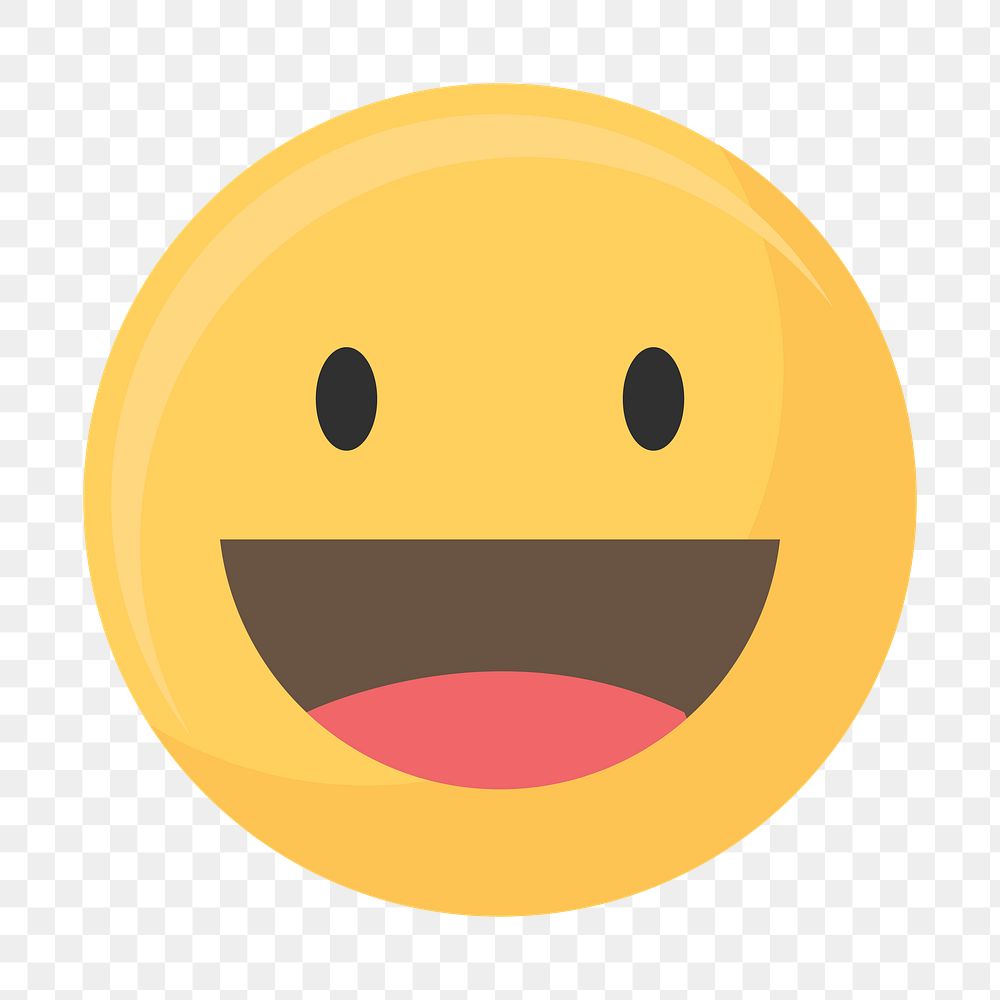 Smiling face emoticon symbol transparent | Premium PNG Sticker - rawpixel