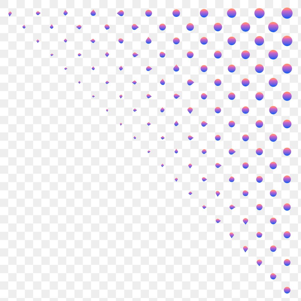 Vibrant dots png