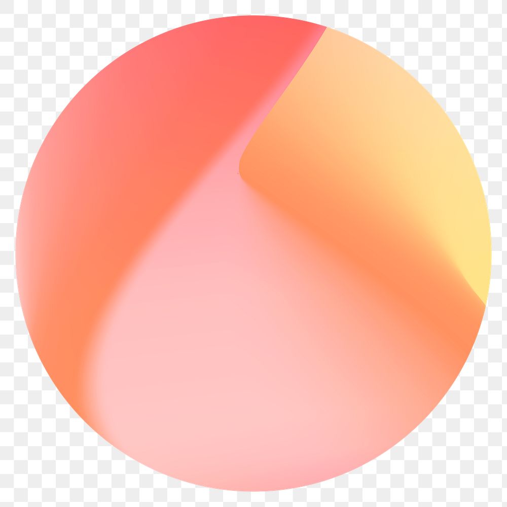 Colorful round gradient element transparent | Free PNG Sticker - rawpixel