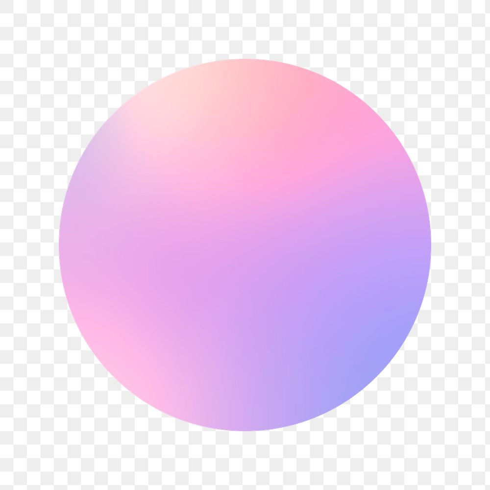 Colorful round gradient element transparent | Premium PNG Sticker ...