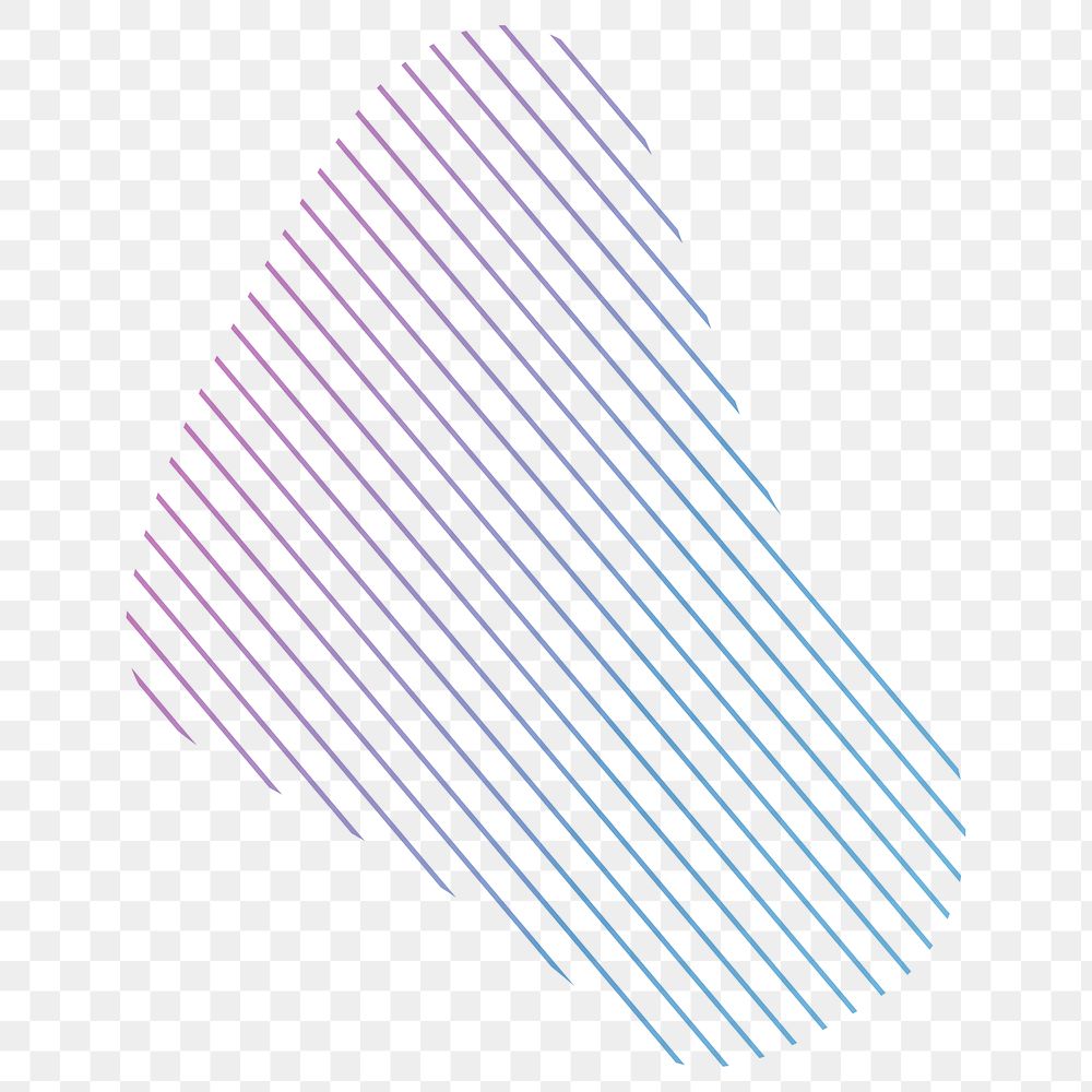 Colorful lines gradient element transparent | Free PNG Sticker - rawpixel
