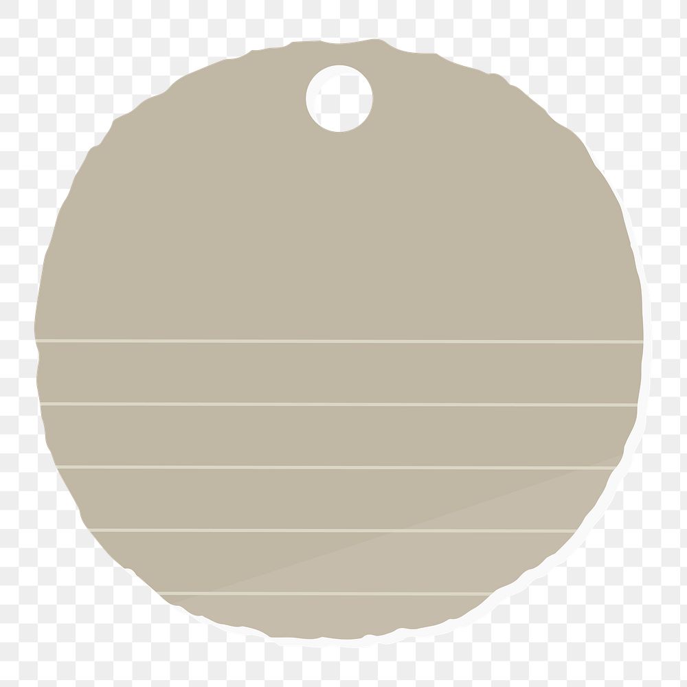 Blank gray round paper note | Premium PNG Sticker - rawpixel