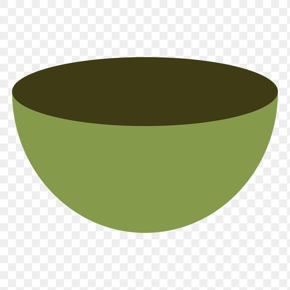 Retro green half sphere geometrical | Free PNG Sticker - rawpixel