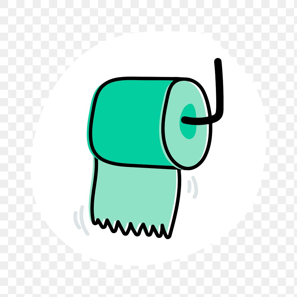 Tissue paper roll icon transparent | Free PNG Sticker - rawpixel