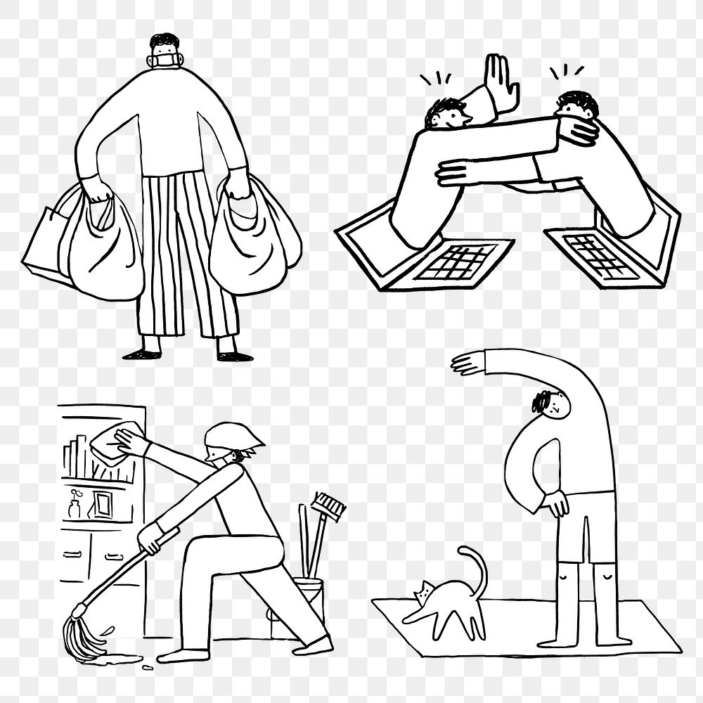 Social issues during the coronavirus | Free PNG - rawpixel