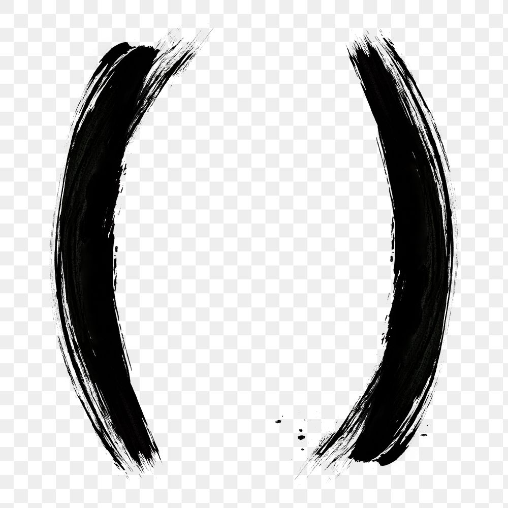 PNG parentheses symbol brush stroke | Free PNG Sticker - rawpixel