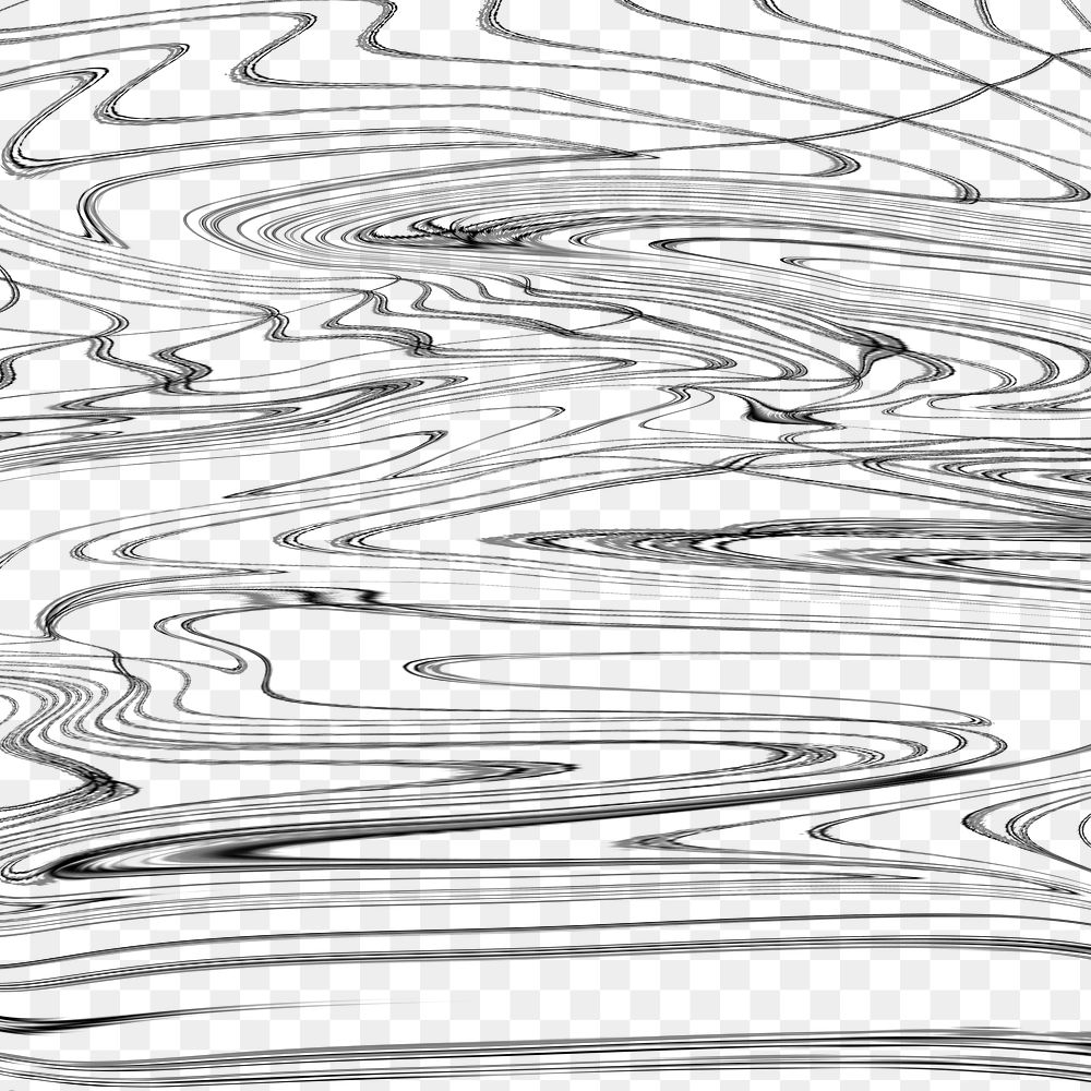 Black glitch wave effect design | Free PNG - rawpixel