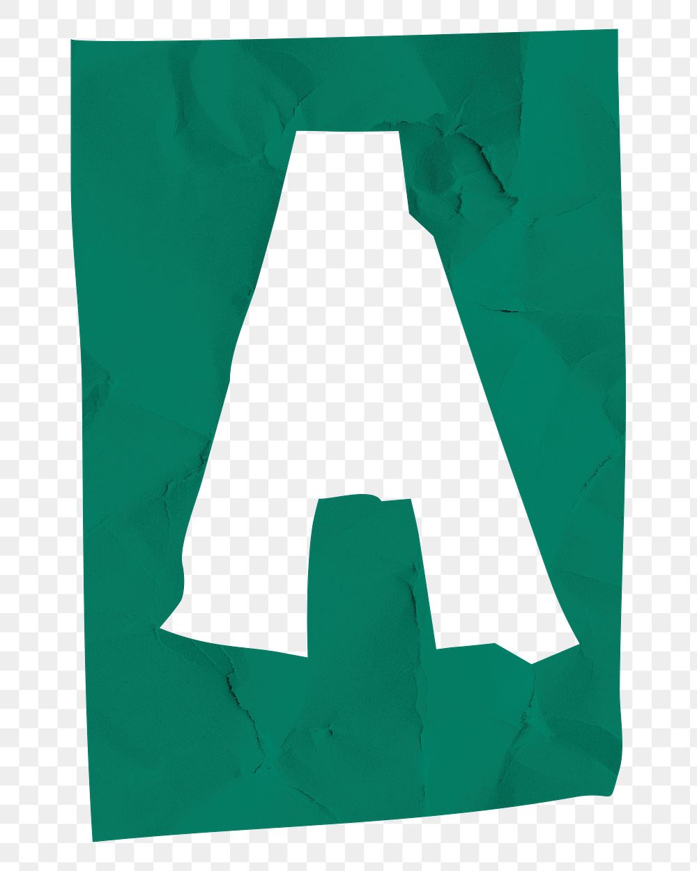 A letter paper cut png | Free PNG Sticker - rawpixel
