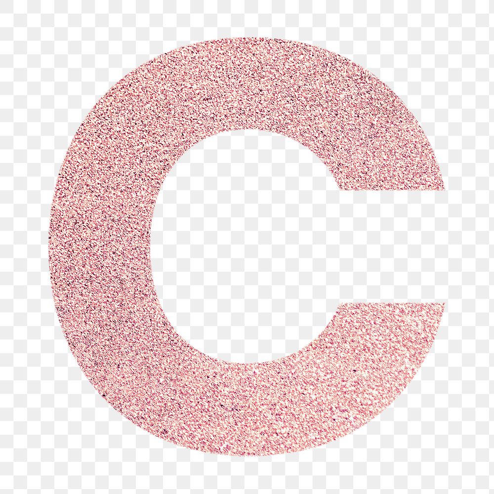 Glitter capital letter C sticker | Free PNG Sticker - rawpixel