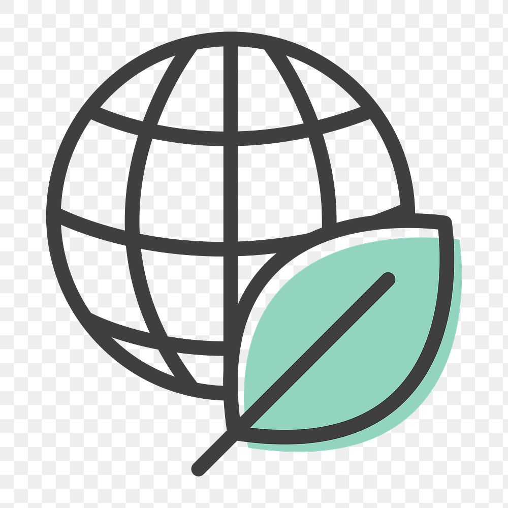 Png sustainable planet icon in simple | Premium Icons Sticker - rawpixel