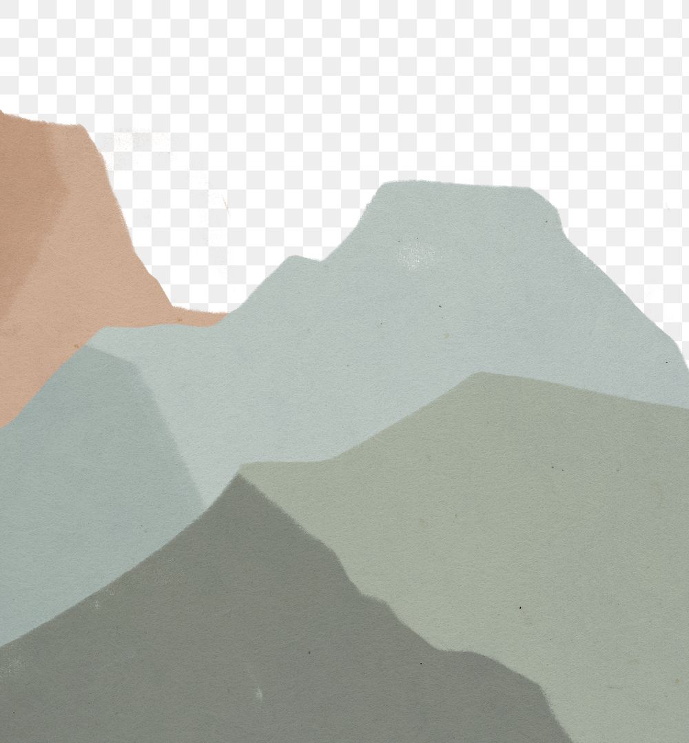 Png green mountains transparent background | Premium PNG Sticker - rawpixel
