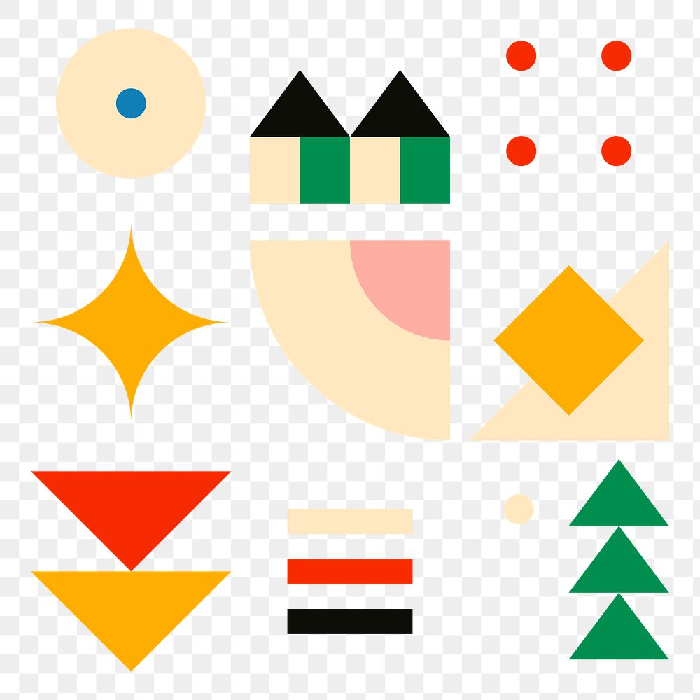 Abstract element png bauhaus inspired | Premium PNG - rawpixel