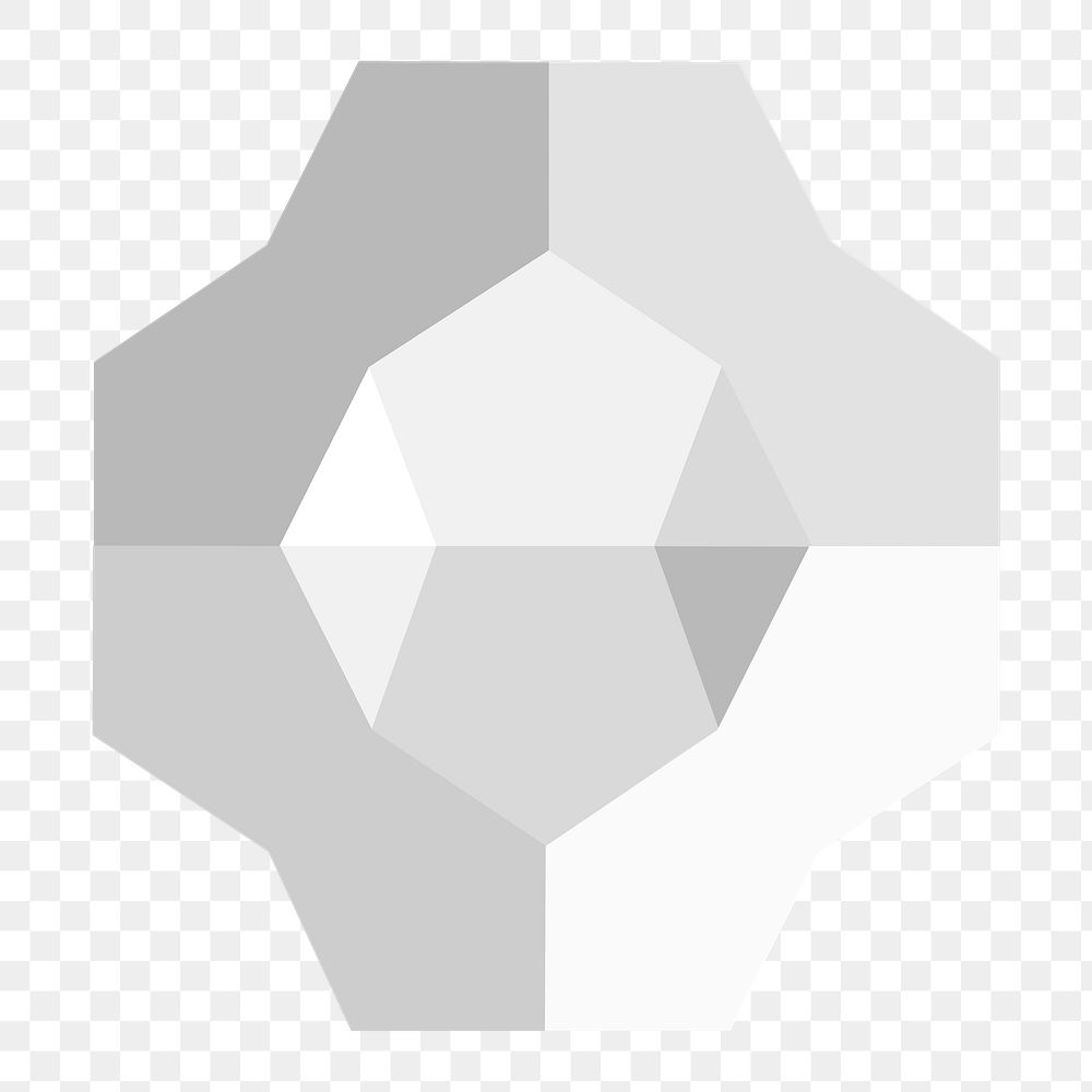 3D irregular geometric shape png | Free PNG Sticker - rawpixel