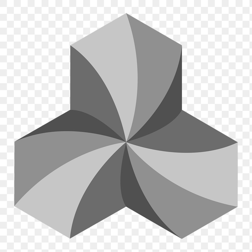 3D irregular geometric shape png | Free PNG Sticker - rawpixel