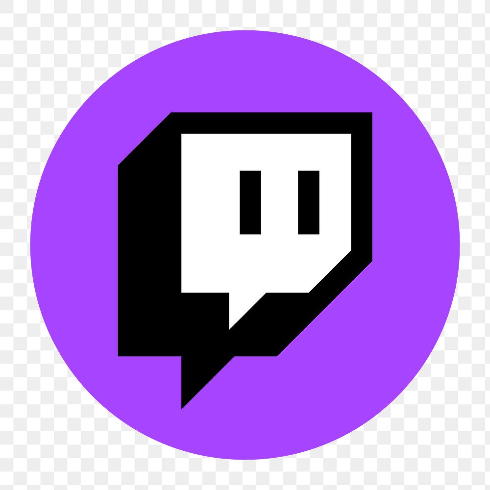 Twitch png social media icon. | Free Icons Sticker - rawpixel