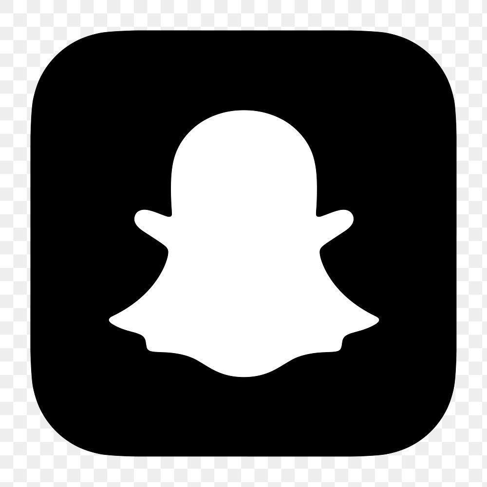 Snapchat flat graphic icon for social | Free Icons Sticker - rawpixel