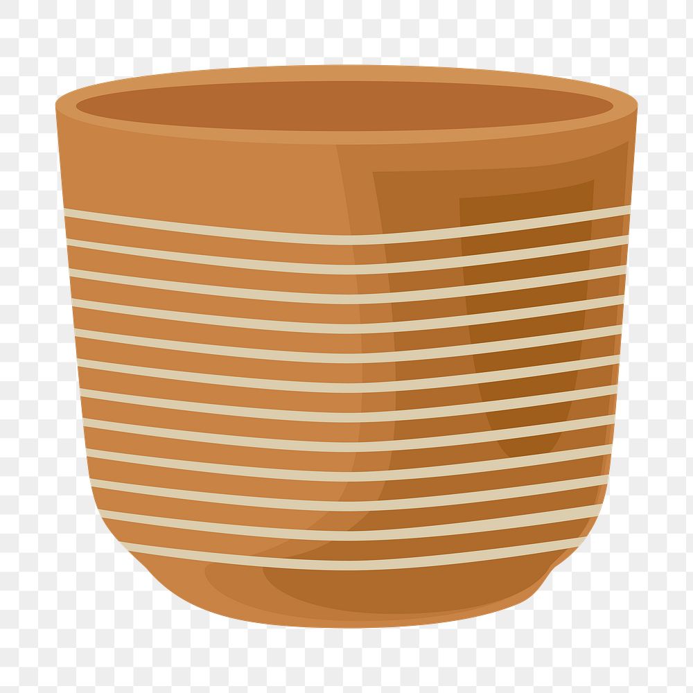 Pot PNG image clipart for gardening | Free PNG Sticker - rawpixel