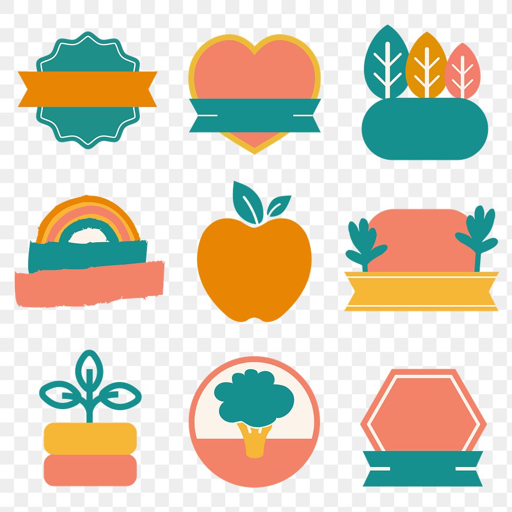 Label Sticker Designs | Free PNG Vector Graphics, Illustrations ...