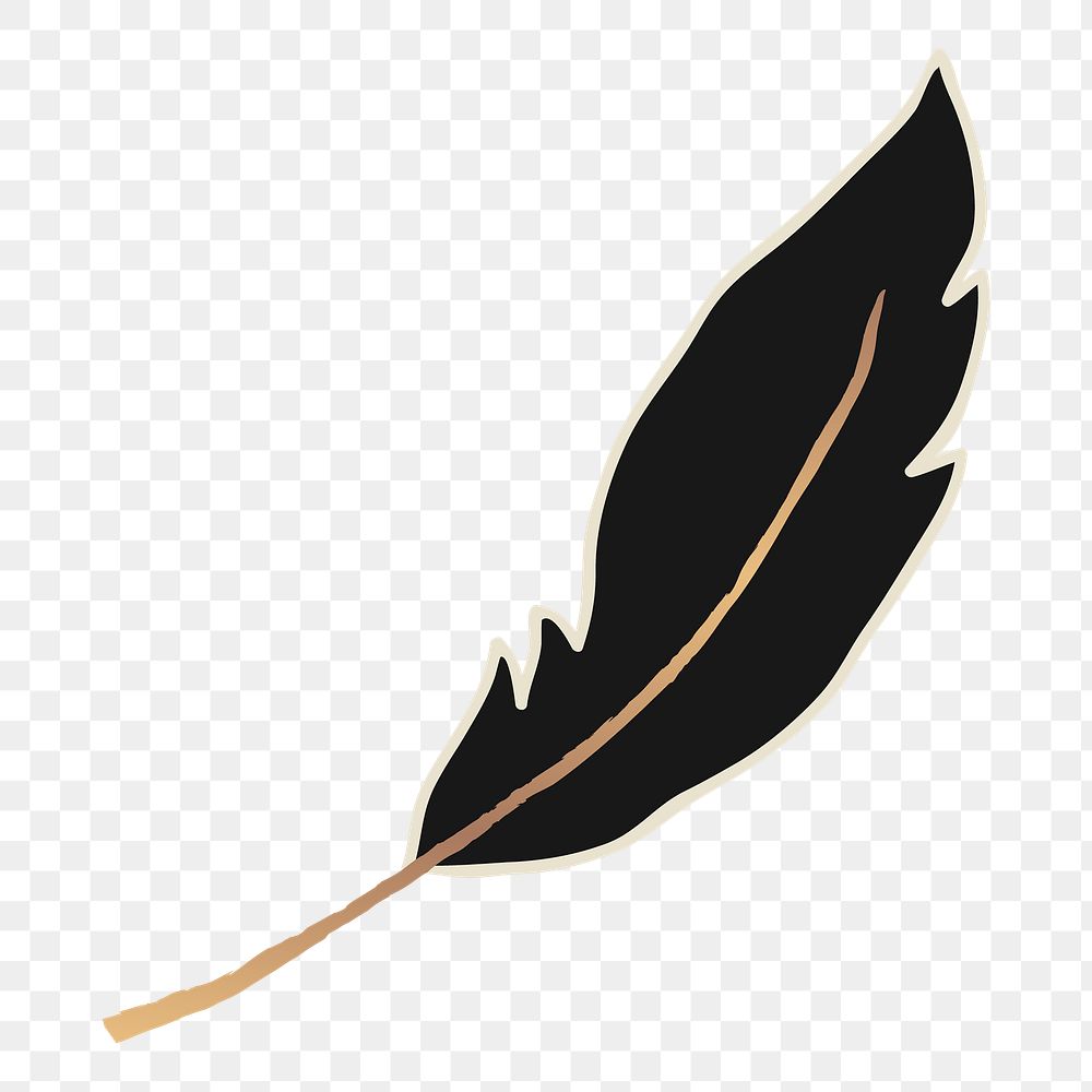 Feather icon png magic witchcraft | Premium PNG Sticker - rawpixel