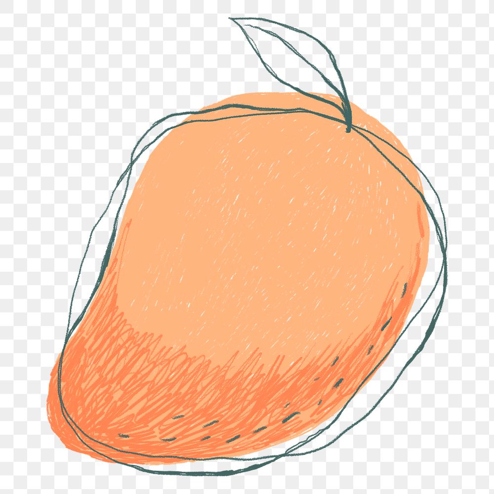 Cute mango fruit logo png | Free PNG Sticker - rawpixel