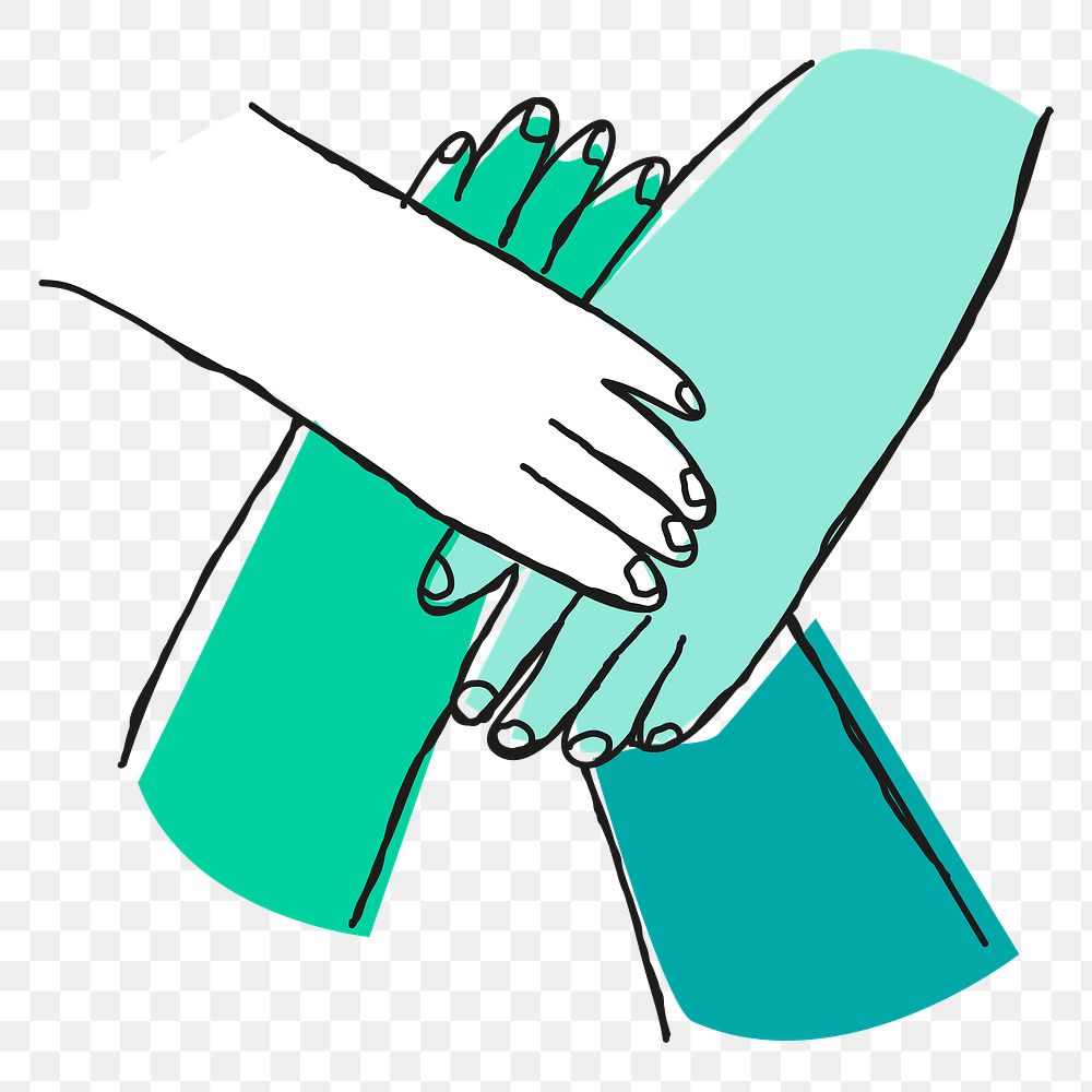 Green professional business teamwork transparent | Free PNG Sticker ...