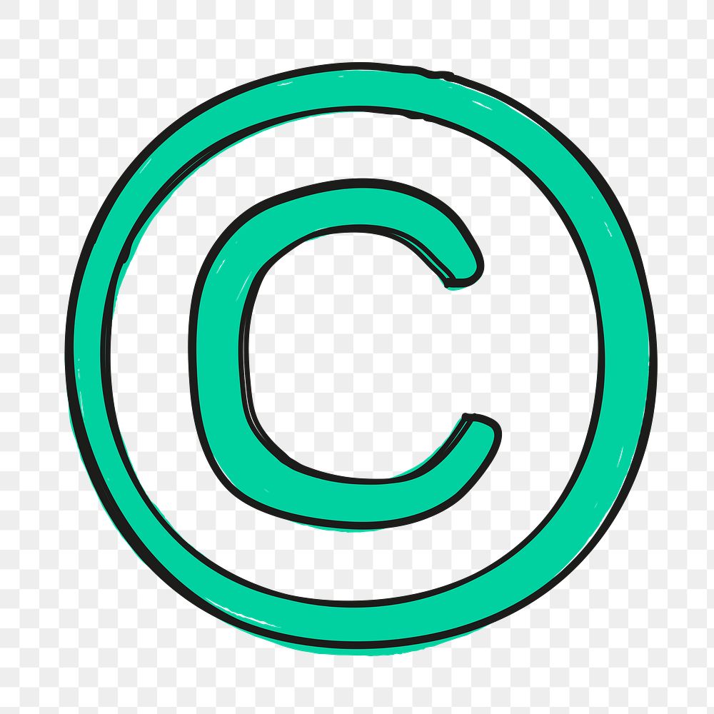 Green copyright symbol transparent png | Free Icons Sticker - rawpixel