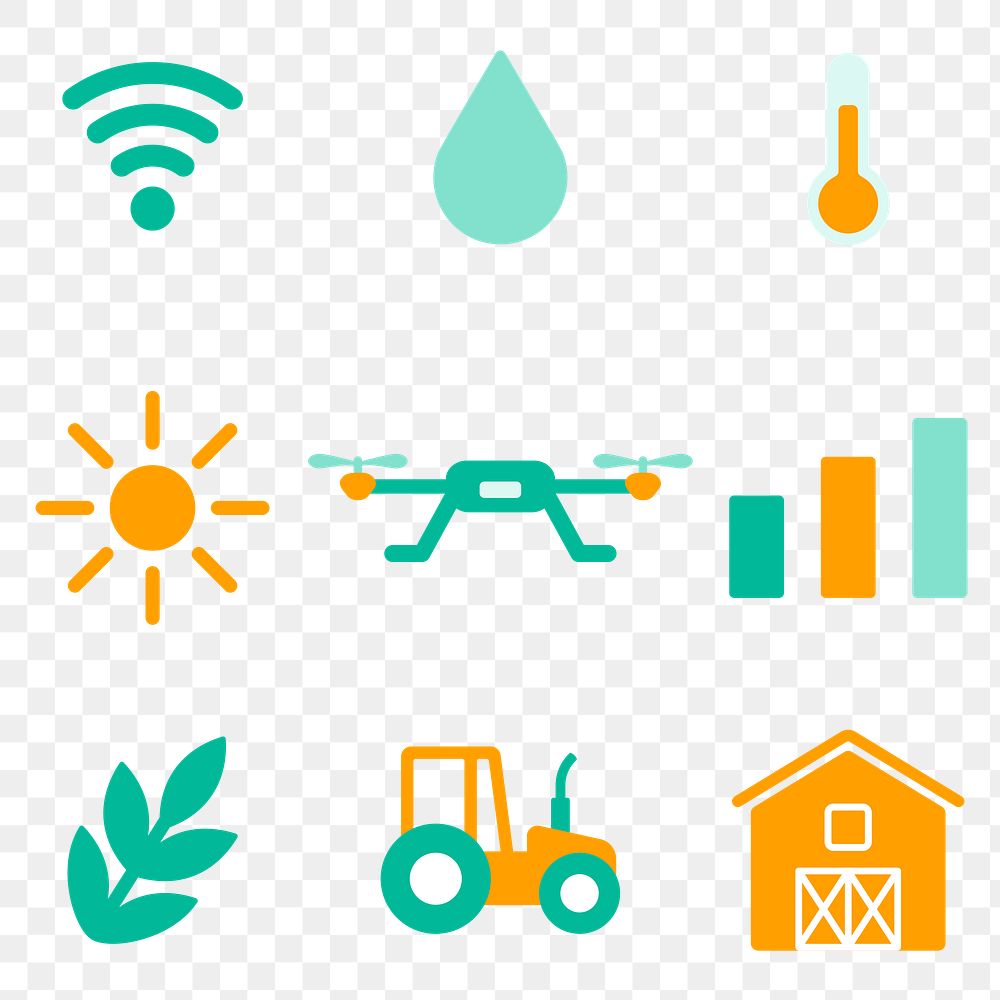 Smart farming png icon digital | Premium PNG - rawpixel