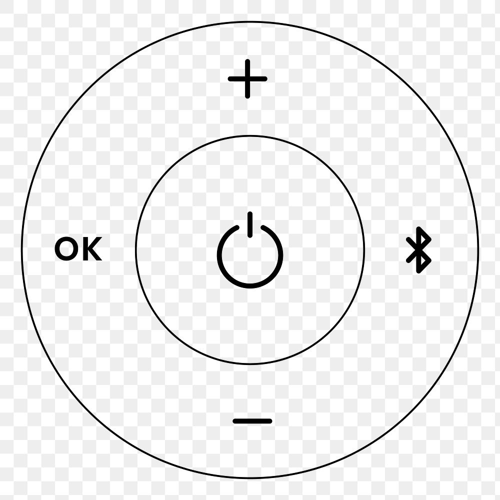 Png basic line remote control | Free PNG Sticker - rawpixel