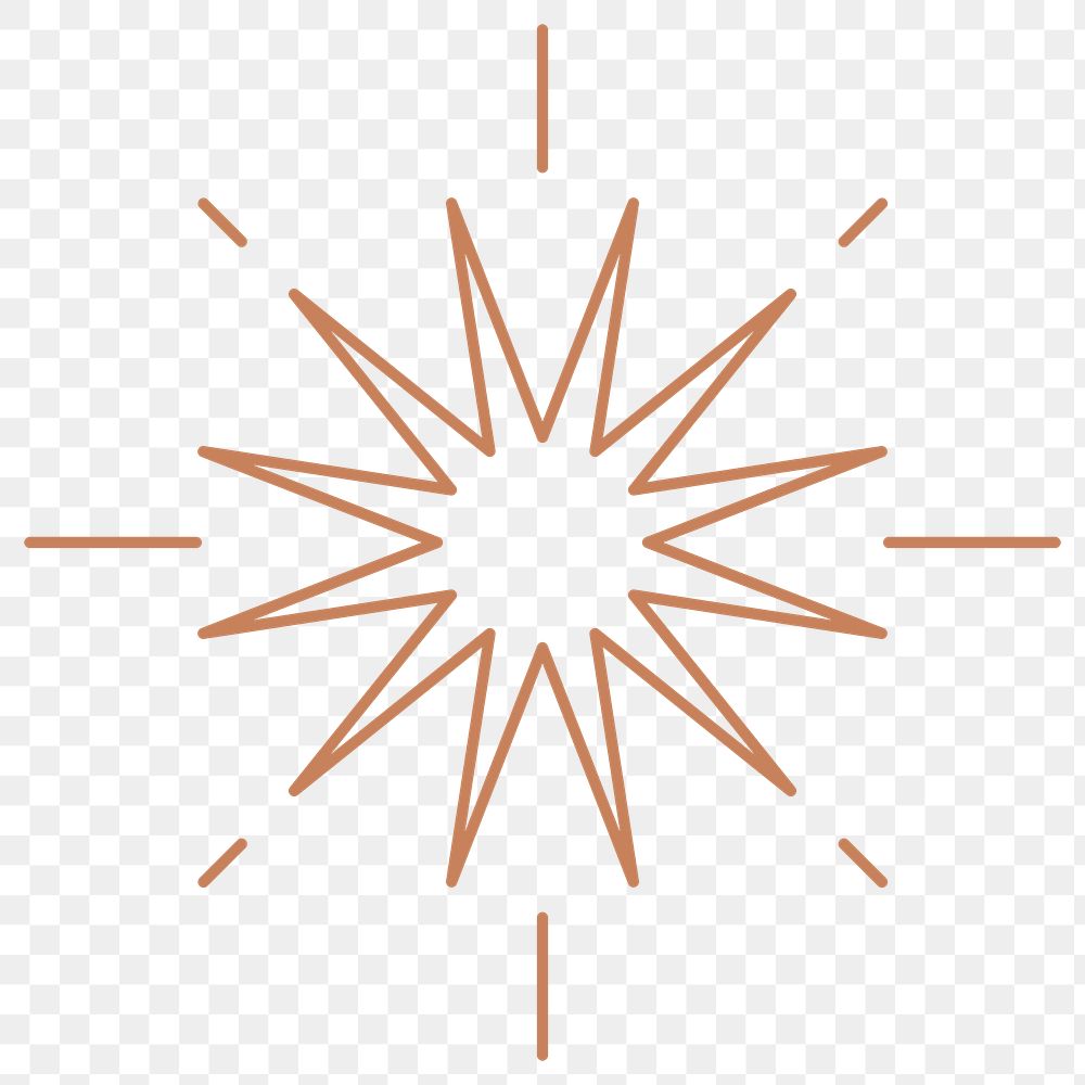 Png sparkling star sketch transparent | Premium PNG Sticker - rawpixel