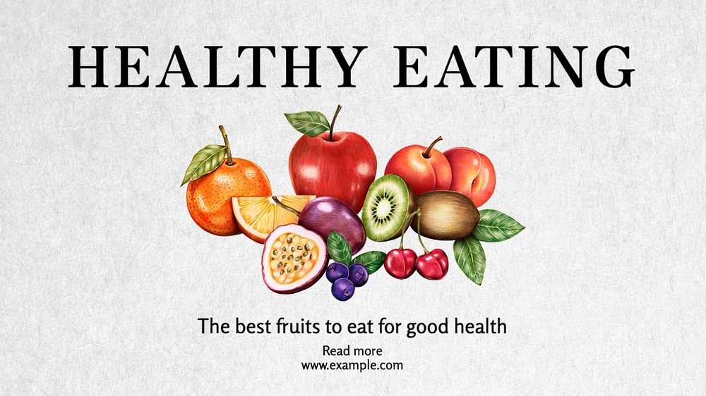 Healthy eating blog banner template, | Premium Editable Template - rawpixel