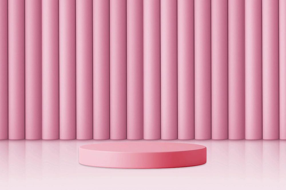 Pink product backdrop, editable remix | Premium Editable Design - rawpixel