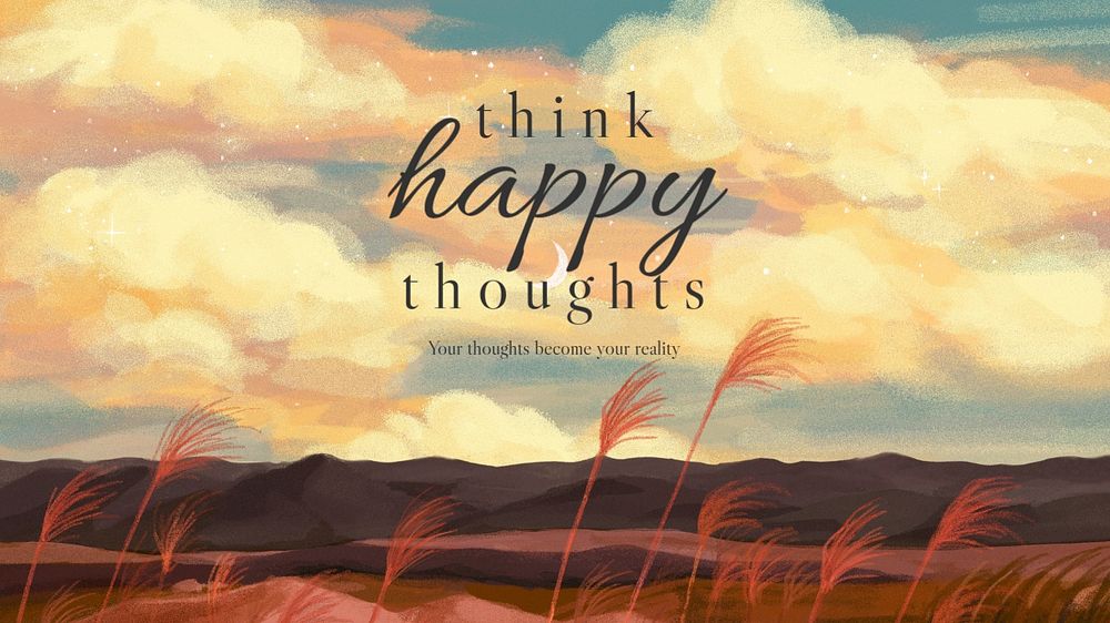 Affirmation Facebook event cover template, | Premium Editable Template ...