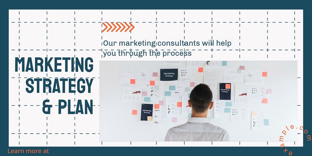 Marketing strategy Twitter ad template, | Premium Editable Template ...