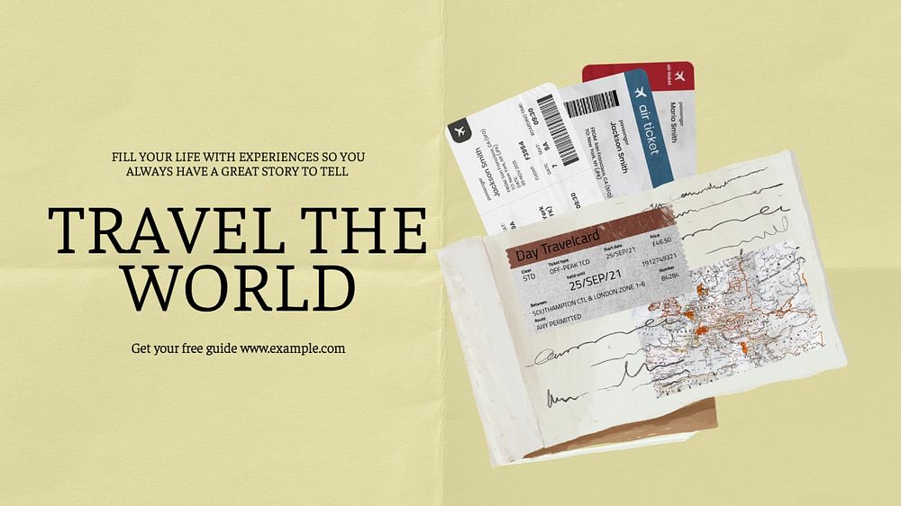 Travel agency blog banner template | Premium Editable Template - rawpixel