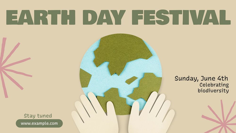 Earth Day blog banner template | Free Editable Template - rawpixel