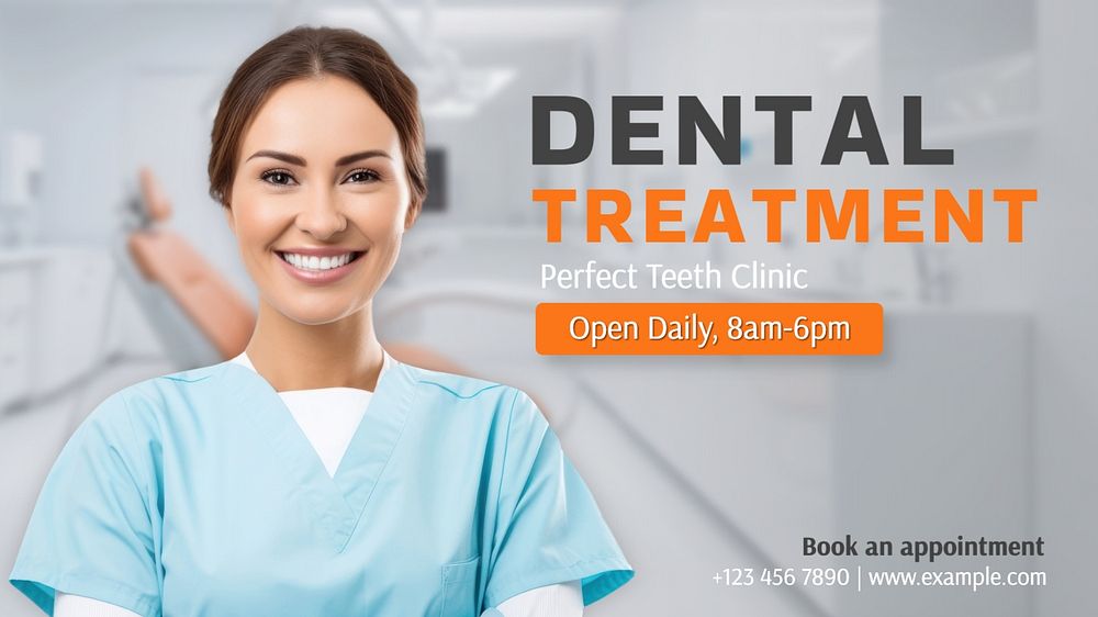 Dental treatment blog banner template | Premium Editable Template ...