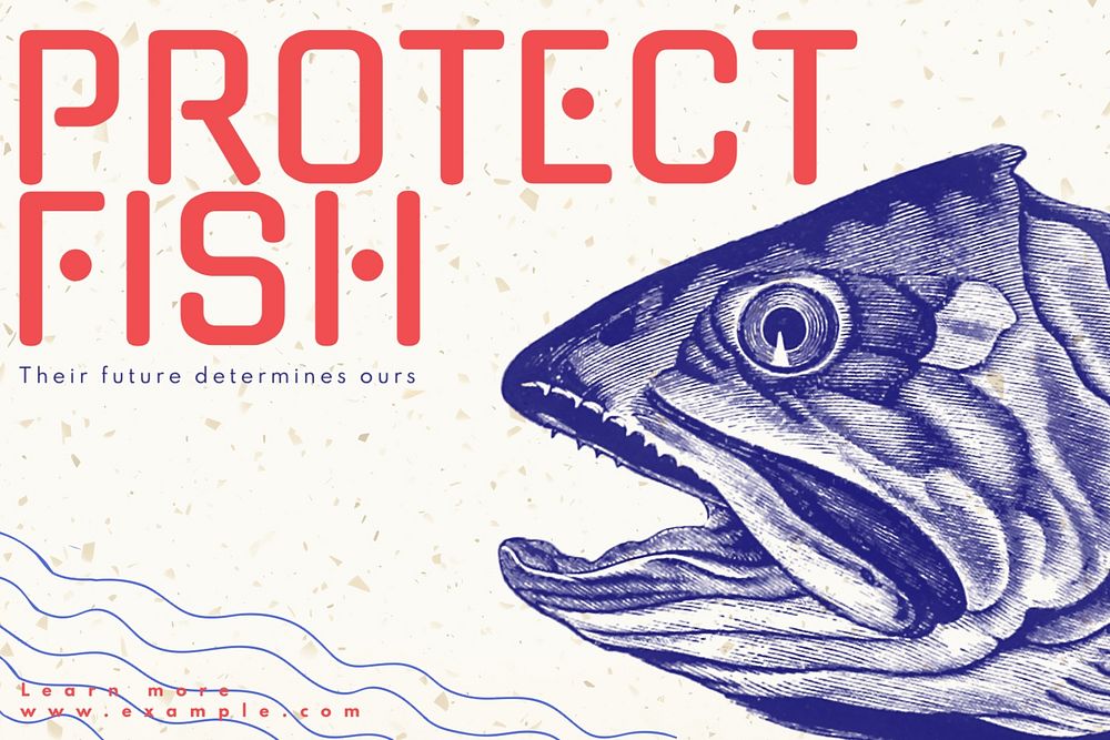 Protect fish blog banner template | Premium Editable Template - rawpixel
