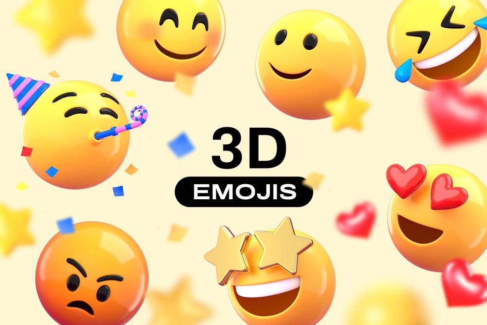 3 D Emoji Templates | Download Free Designs on rawpixel