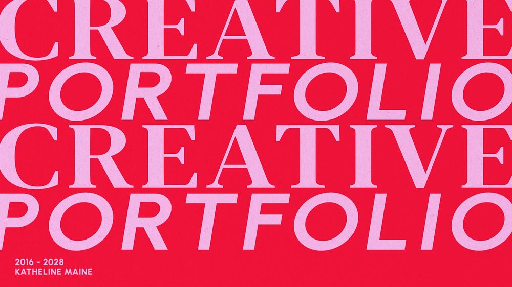 Creative portfolio presentation template | Premium Editable Template ...