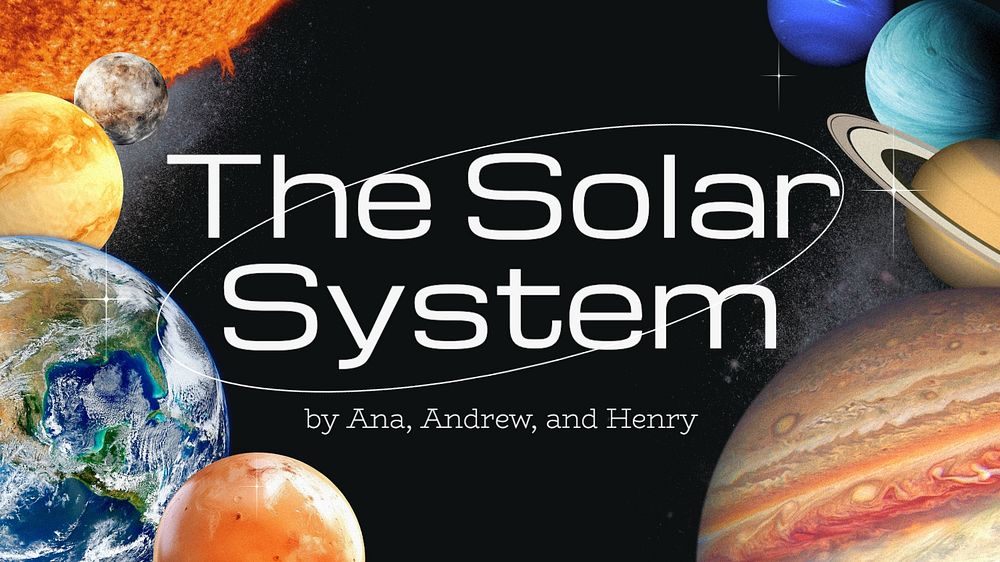 The solar system presentation template | Premium Editable Template ... The solar system presentation template | Premium Editable Template ...