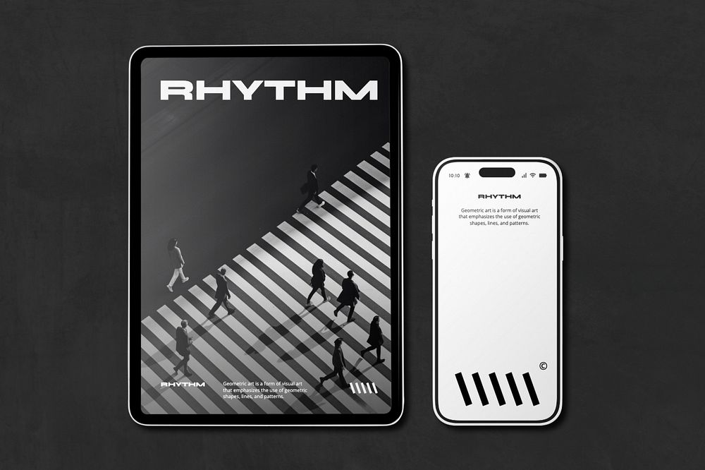 Mobile phone & tablet screen | Premium Mockup Generator - rawpixel