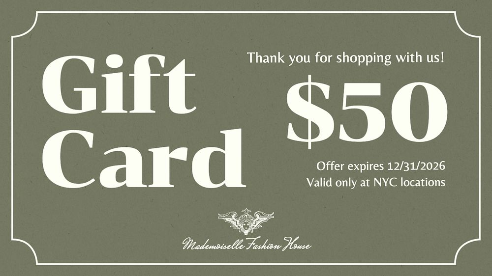 Fashion clothing voucher template | Premium Editable Template - rawpixel