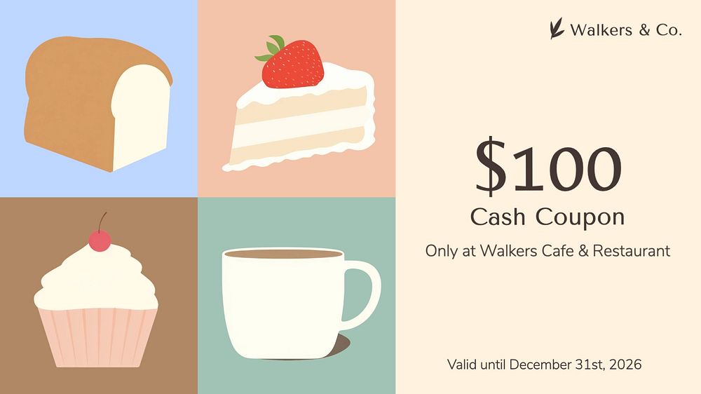 Food coupon template | Premium Editable Template - rawpixel