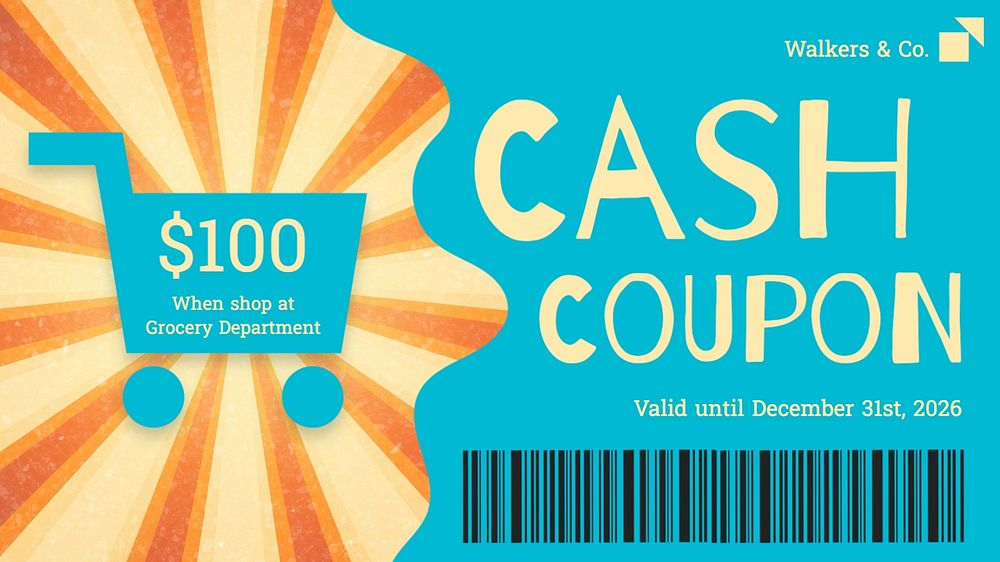 Cash coupon template | Premium Editable Template - rawpixel
