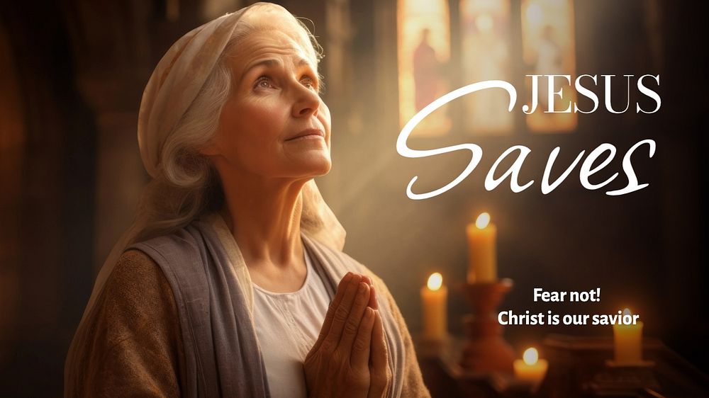 Jesus saves blog banner template | Premium Editable Template - rawpixel