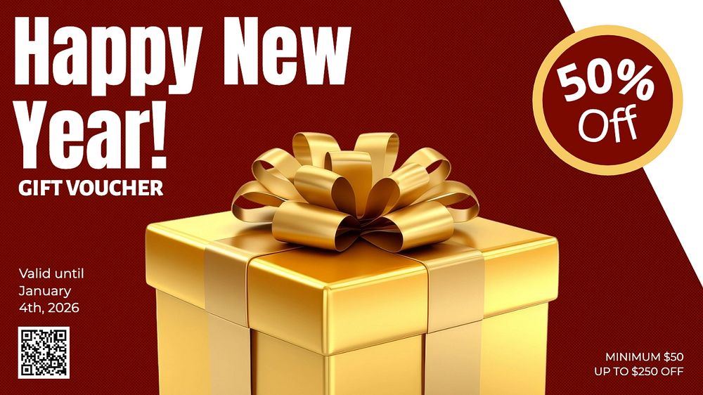 New year voucher template | Premium Editable Template - rawpixel