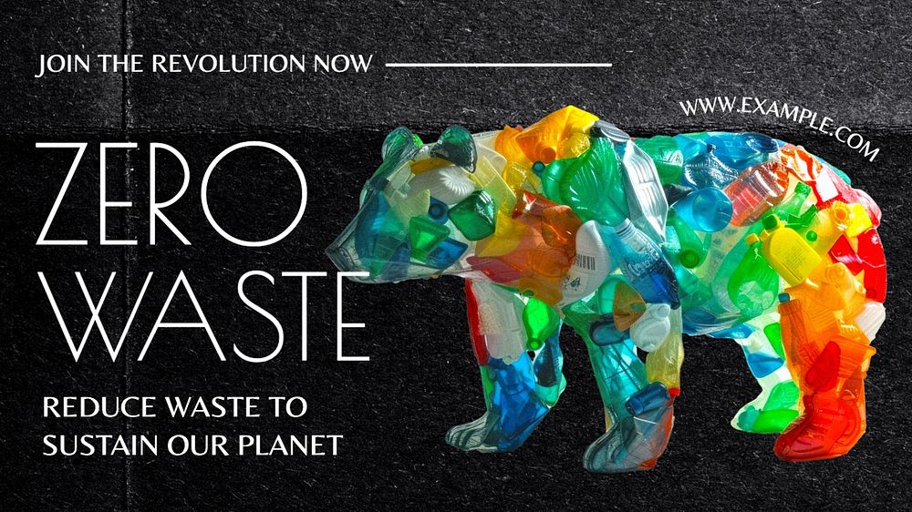 Zero waste blog banner template | Free Editable Template - rawpixel