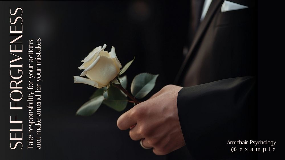 Self forgiveness blog banner template | Premium Editable Template ...